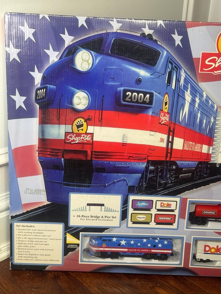 2004 LIFE LIKE ShopRite HO Train Set Salute To America | eBay