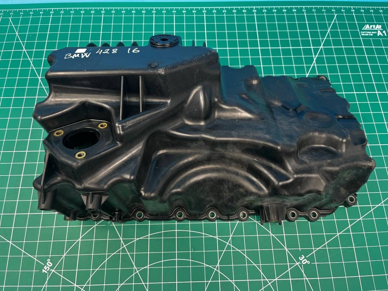 15-16 BMW F36 428i Gran Coupe - RWD 2.0T ENGINE MOTOR OIL PAN 7597636 ...