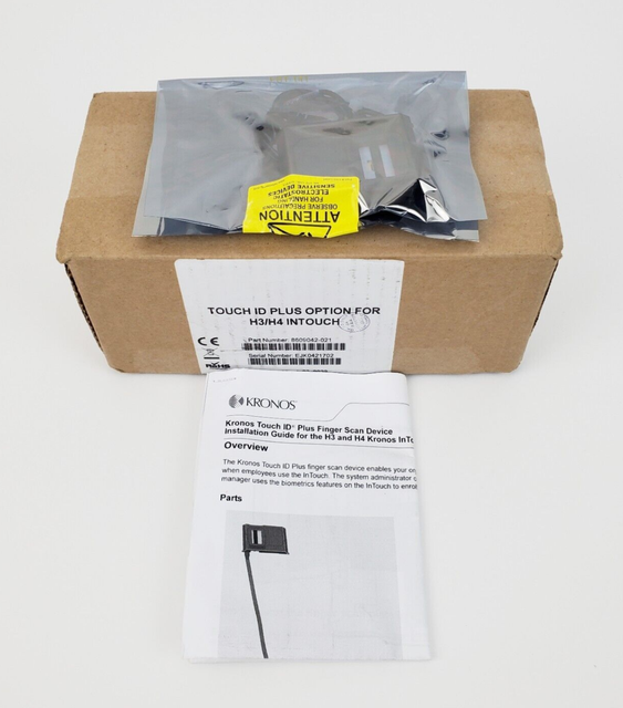 Kronos 8609042-021 InTouch Touch ID Plus Biometric Reader H3 or H4 ...