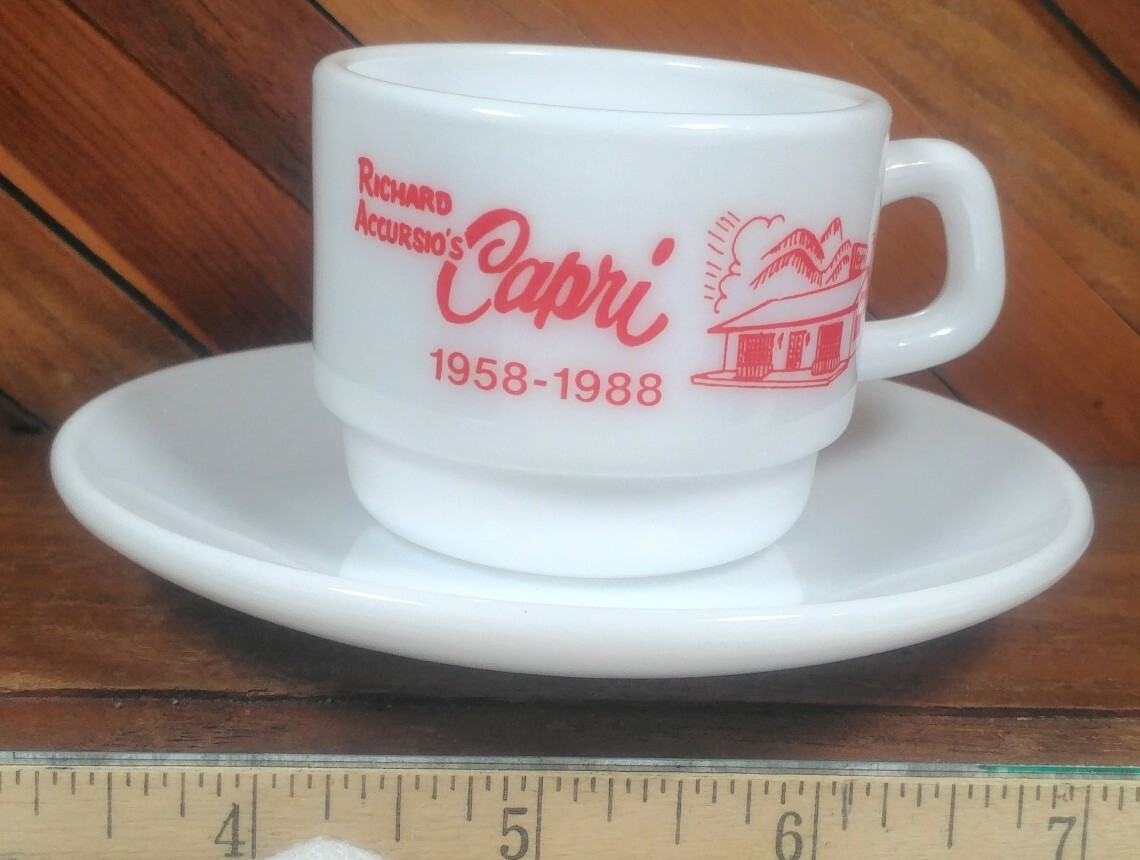 Richard Accursio's Capri Restaurant Homestead Florida City Espresso Cup ...