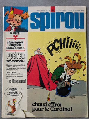 Spirou N°1814 de 1973 COMPLET sans poster | eBay