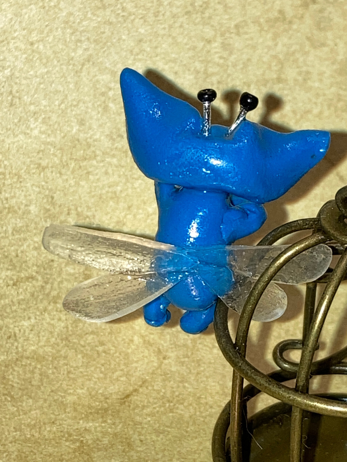 Miniature TINY 1 Corish pixie bead eyes + 1 cage Magic Wizard Doll ...