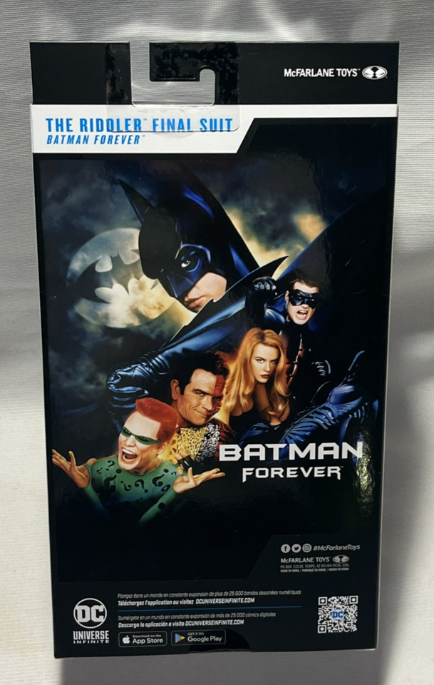 Mcfarlane DC Multiverse RIDDLER Final Suit Batman Forever 7" RED ...