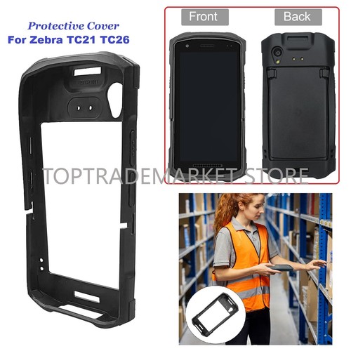 Scanner Protective Cover Case Rugged Bumper Boot For Zebra TC21 TC26 ...