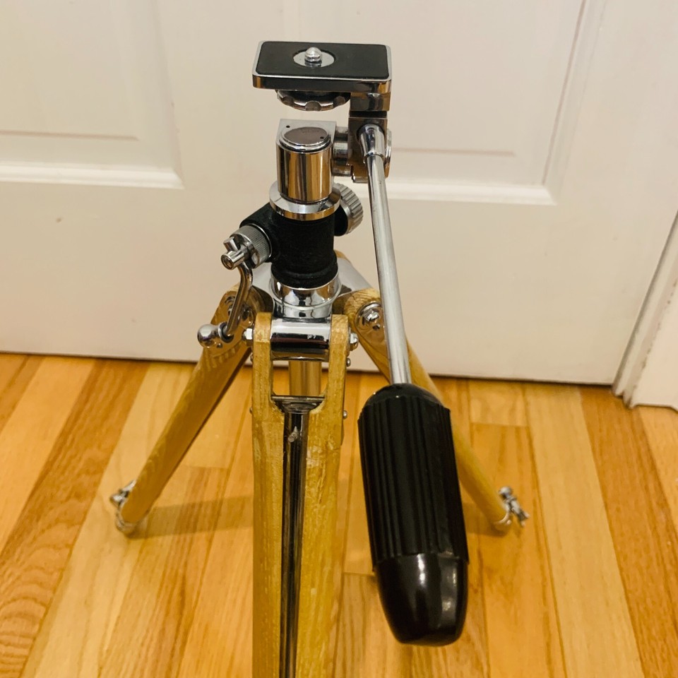 Rare Vintage Craig Thalhammer Movie Photography Tripod Chrome Wooden ...