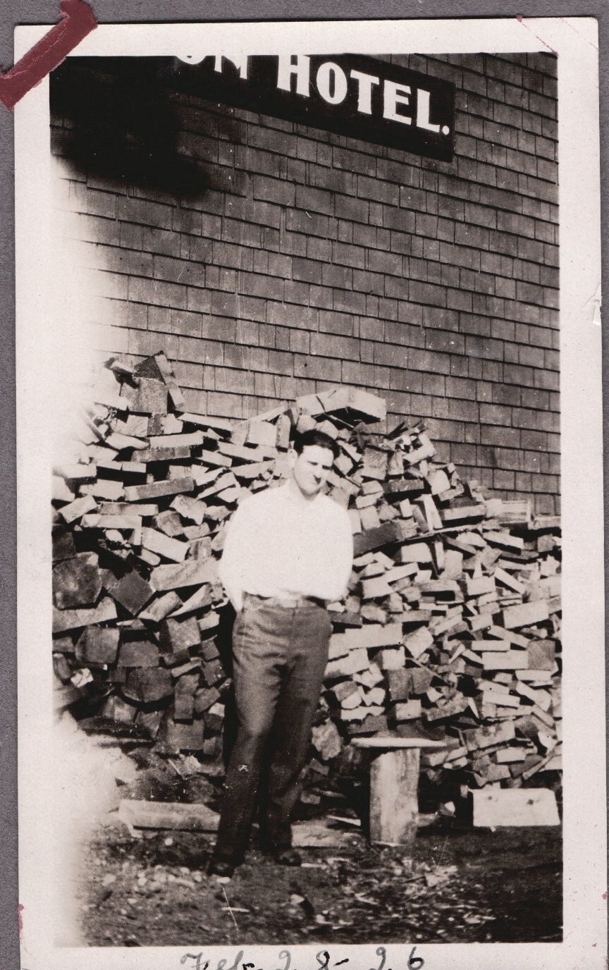 PHOTOGRAPH LEE GRIGGS LOGGING SAW-MILL RAYMOND WASHINGTON HOTEL PHOTO ...