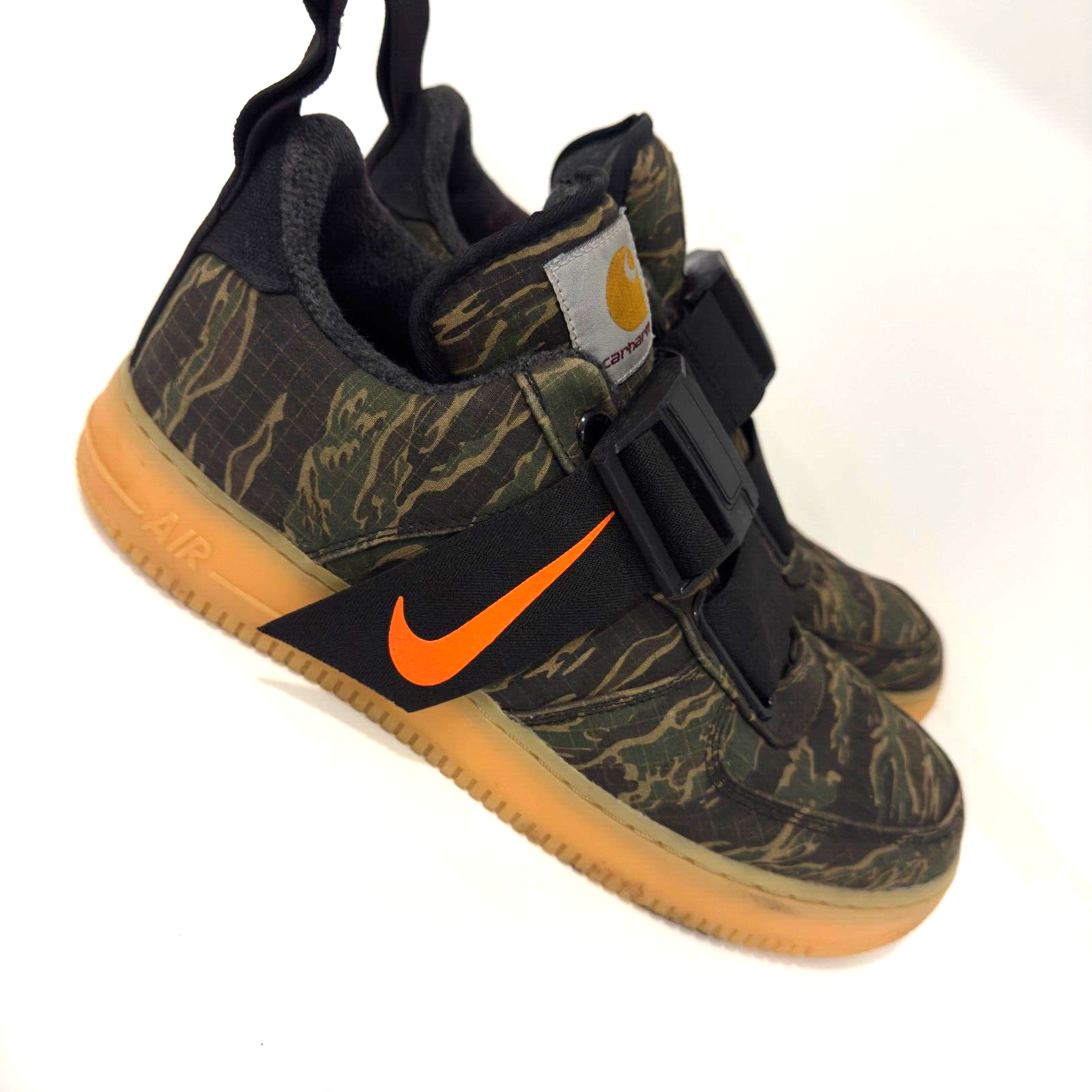 Nike Mens 11 Air Force 1 Utility Low PRM x Carhartt WIP Camo 2018 ...