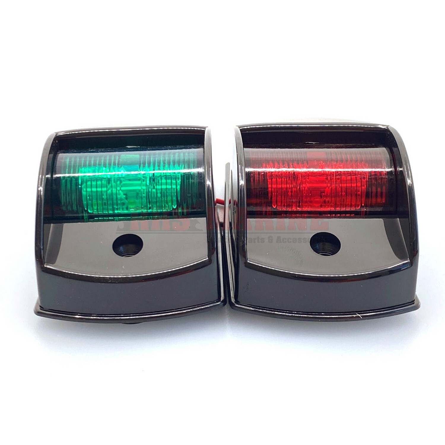 Marine Port & Starboard LED Navigation Lights Red Green Black Kayaks ...