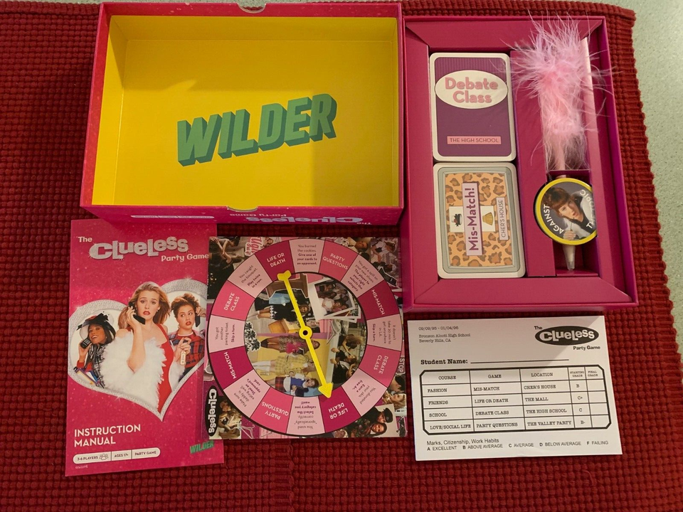The Clueless Party Game by Wilder - Board Game from Movie ~ New Open ...
