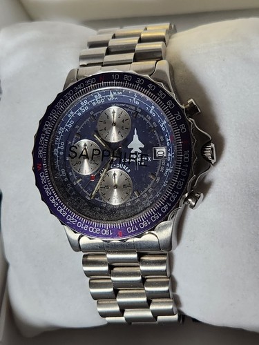 Chase Durer Pilot Commander X Chronograph Watch Rare New Old Stock Men ...