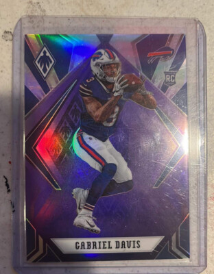 2020 Phoenix Gabriel Davis Purple Rookie RC/149 BUFFALO Bills FOOTBALL ...