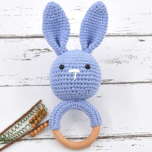 Cloth Rattle Soft Toy for Infant Kids & Babies 0+ Years, Bunny Rabbit ...