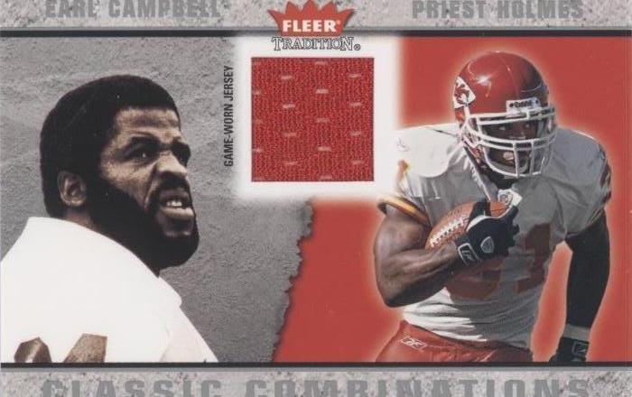 2003 Fleer Tradition - Classic Combinations Earl Campbell, Priest ...