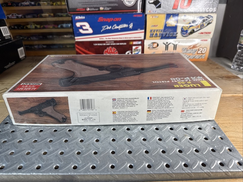 Vtg 7mm Target Luger model P.08 pistole 1/1 scale model gun kit ...