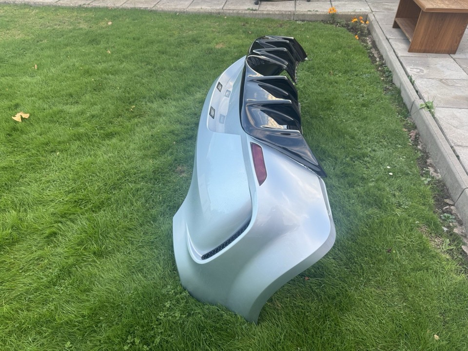 BTCC - Silver / Grey - LS7Y - 2005-2009 SEAT LEON MK2 Rear Bumper - 1P1 ...