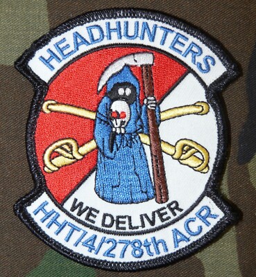 US Army HHT, 4th Sqdn, 278th Armored Cavalry Regiment Color hook/loop ...