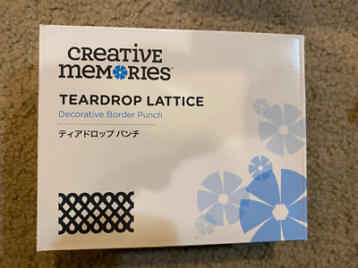 Creative Memories Teardrop Lattice Decorative Border Punch RARE Paper ...