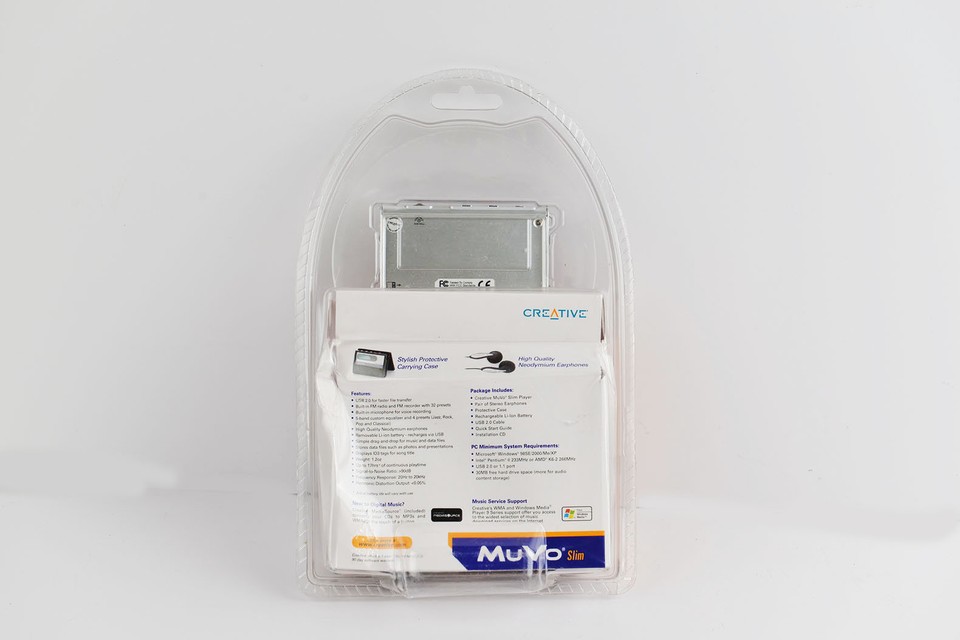 Brand New Creative MuVo Slim 256 MB MP3 Player Gary | eBay