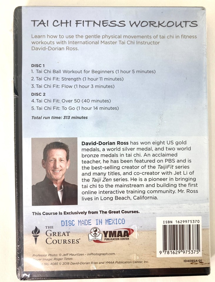 David-Dorian Ross, Great Courses Tai Chi Fitness Workouts 2 DVD ...