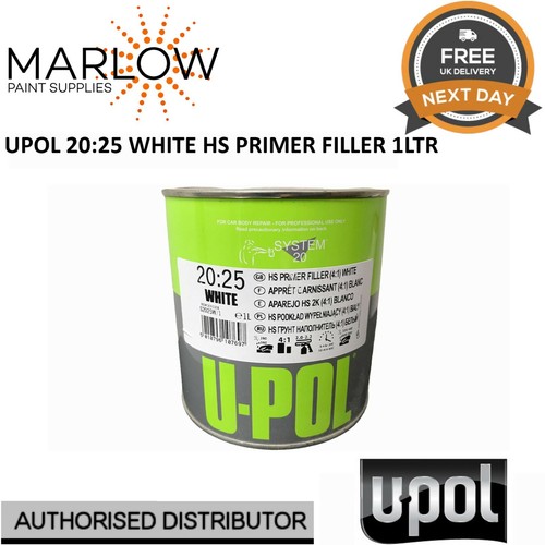 U-POL S2025 HS HIGH BUILD PRIMER 2K PRIMER UPOL SYSTEM 20 - 1LTR ...