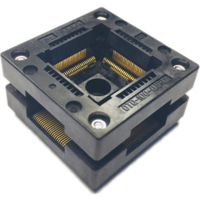 OTQ-100-0.5-12, Open-Top QFP Test and burn in Socket SQFP | eBay