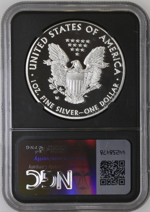 2016 W PROOF SILVER EAGLE NGC PF70 ULTRA CAMEO💥VAULT BOX💥 EDGE LETTERS ...