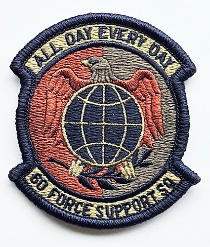 Air Force 60th Force Support Escadron Spice Marron Crochet Arrière ...