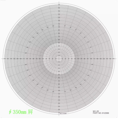 1PC Optical Comparator Chart For Profile Projector Overlay Chart ...