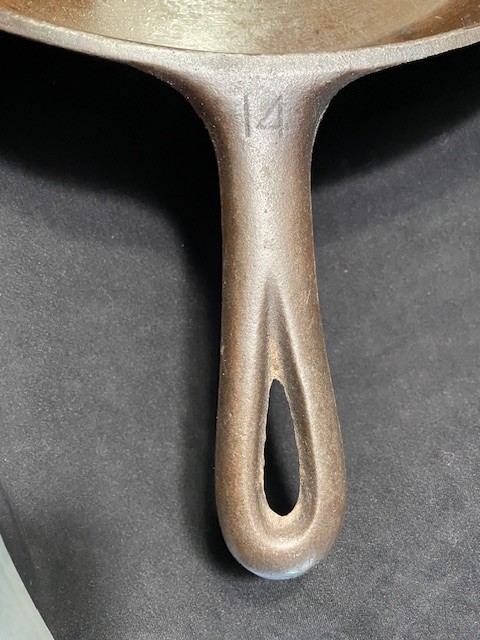 Wagner Ware Sidney -O- No. 14 Cast Iron Skillet #1064. Rare Vintage | eBay