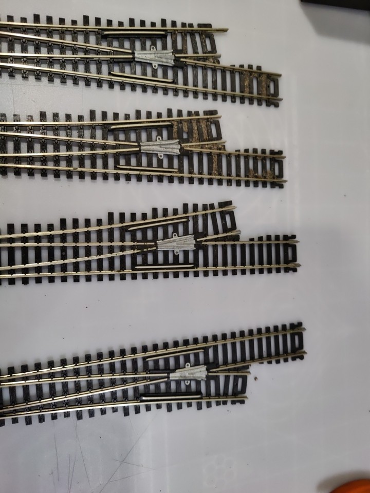 Atlas HO Scale Custom Line #6 Code 100 Nickel/Silver Rt&Lft Switches ...