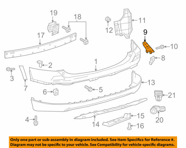 52156-42020 Toyota Support, rear bumper side, lh 5215642020, New ...