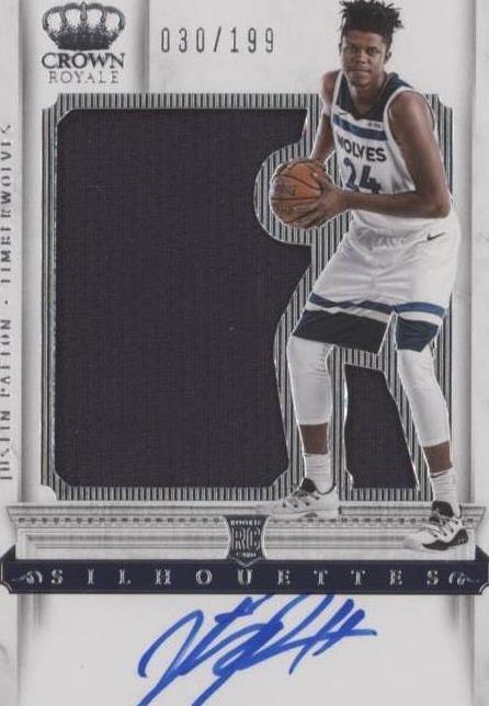 2017-18 Panini Crown Royale - Rookie Silhouettes Justin Patton #235 / ...
