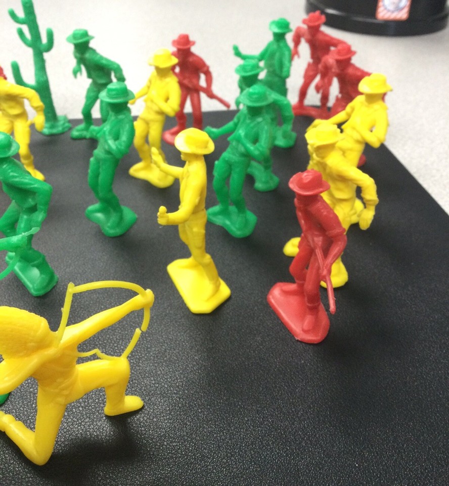 Vintage Assorted Marx Cowboys And Indians | eBay