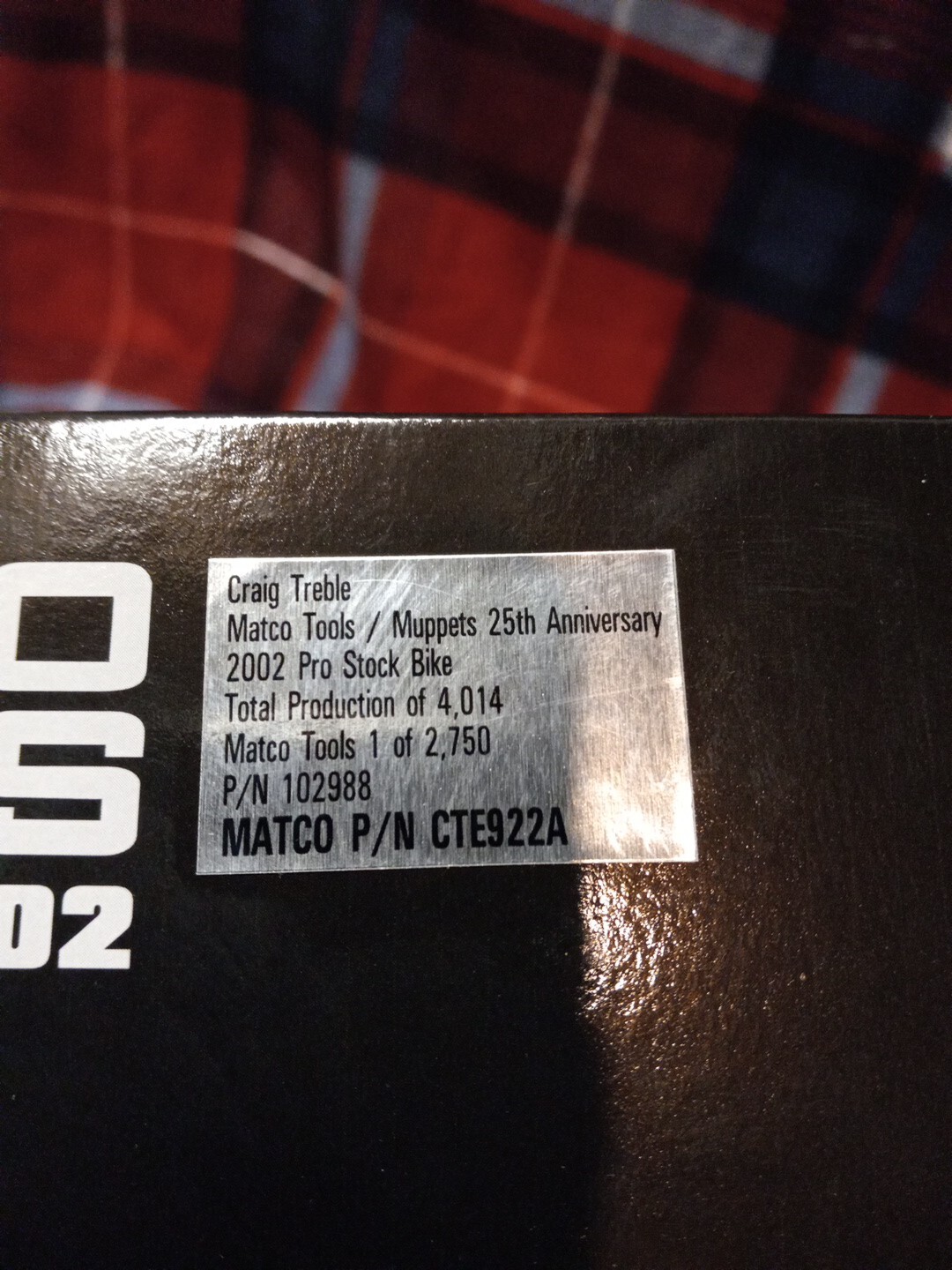 1:9 2002 Craig Treble/Muppets 25th Ann. Pro Stock Bike. Brand New ...