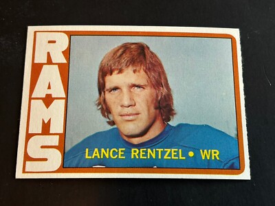 1972 Topps Football #81 Lance Rentzel EX+ Los Angeles Rams Oklahoma | eBay