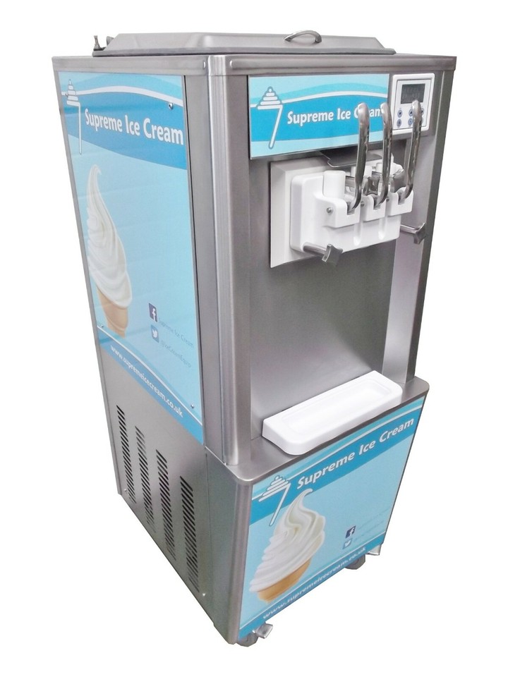 Supreme Ice Cream ~ Soft Serve Whippy Whipped Machine SS1 SS2 SS3 ...