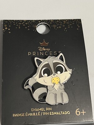 LOUNGEFLY DISNEY POCAHONTAS SERIES CHIBI MEEKO Eating A Cookie ENAMEL ...