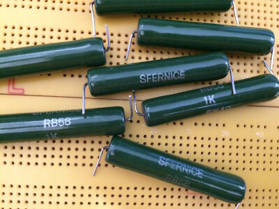 1k Ohm 5% 11W Vishay Sfernice RWM-8X45 RB58 Vitreous Enamel Wirewound ...