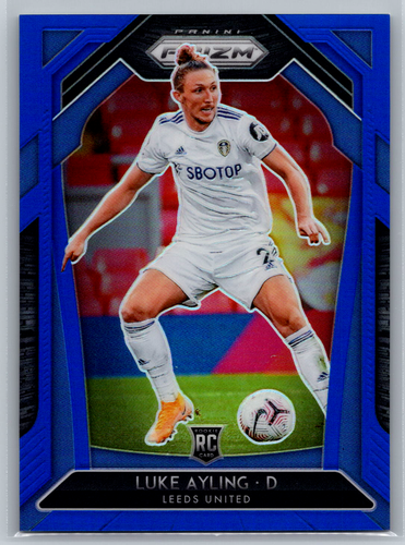 Luke Ayling 2020-21 Panini Prizm Premier League Blue Prizm Rookie Card ...