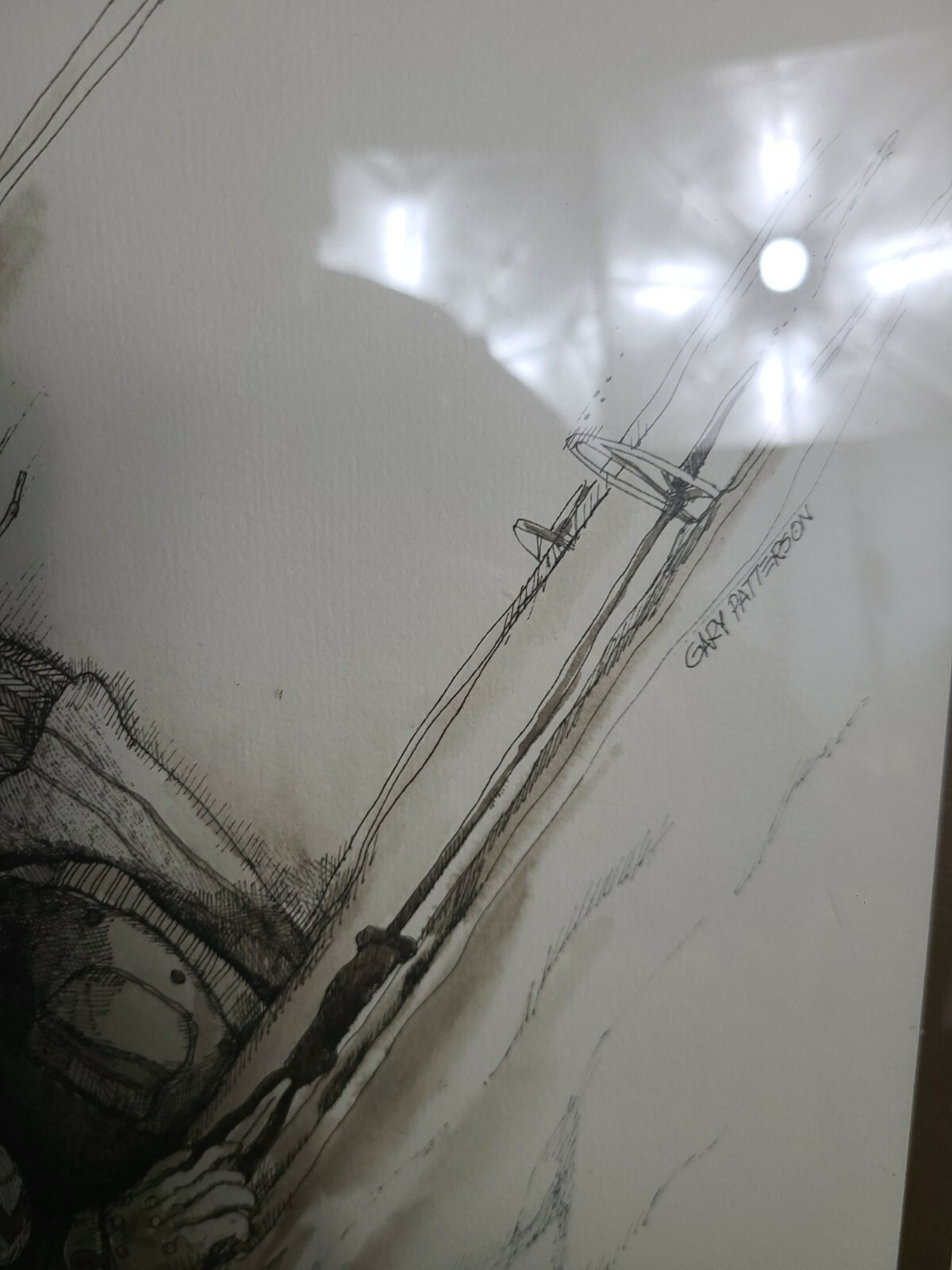 Gary Patterson Downhill Racer 1974 Sport Skiing Ski Vintage Large Print ...