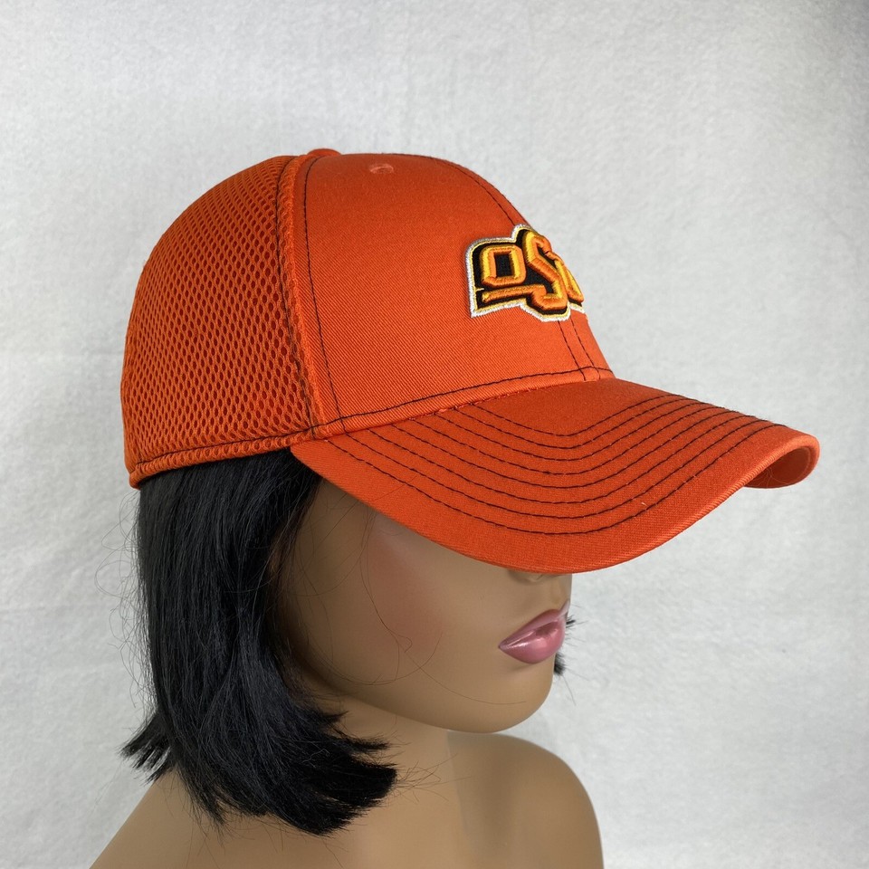 OSU Oklahoma State University New Era 39 Thirty Orange Hat Stretch Fit ...
