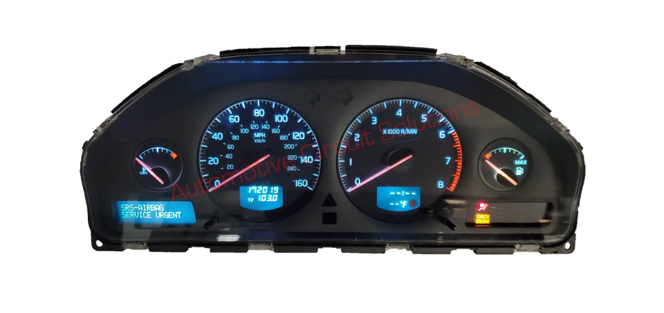 VOLVO Speedometer Cluster DIM FULL - S60 S80 V70 XC70 [REPAIR SERVICE ...