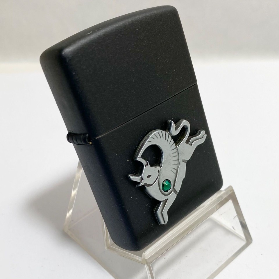 ZIPPO Lighter Winged Taurus Emblem 20893 | eBay UK