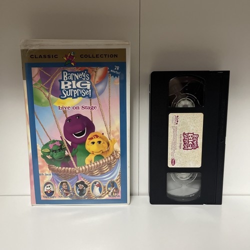 Barney’s Big Surprise VHS Good Condition VHS Barney Live On Stage ...