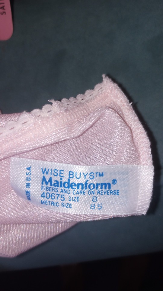 NOS Vtg Maidenform Wise Buys Nylon Granny Sissy Panties PINK Sz 8 Made ...