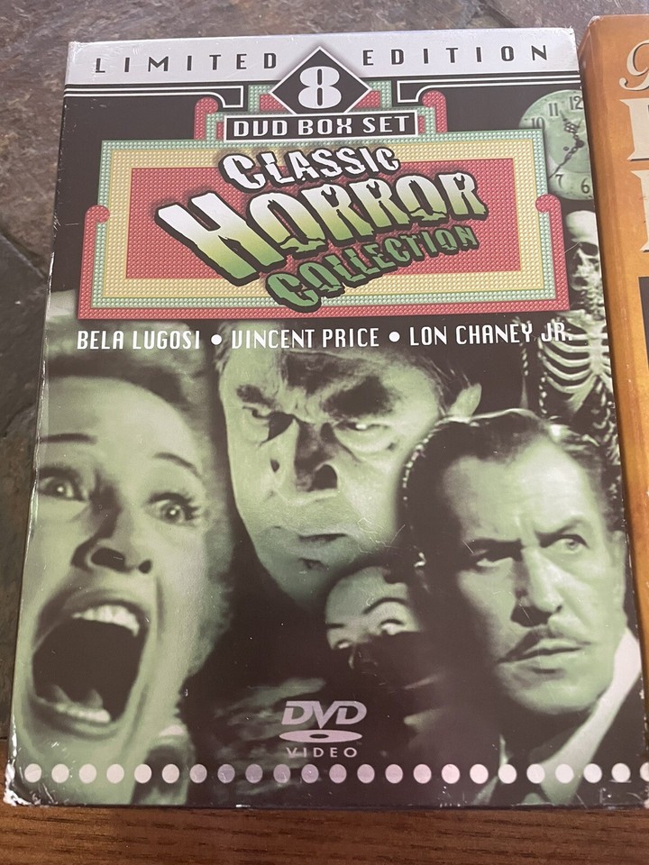 2 DVD Horror Box Sets The Best Of Horror & Classic Horror Collection ...