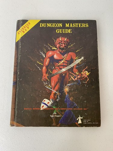 ADVANCED D&D Dungeon Masters Guide RARE 1st Edition 1979 GYGAX TSR ...
