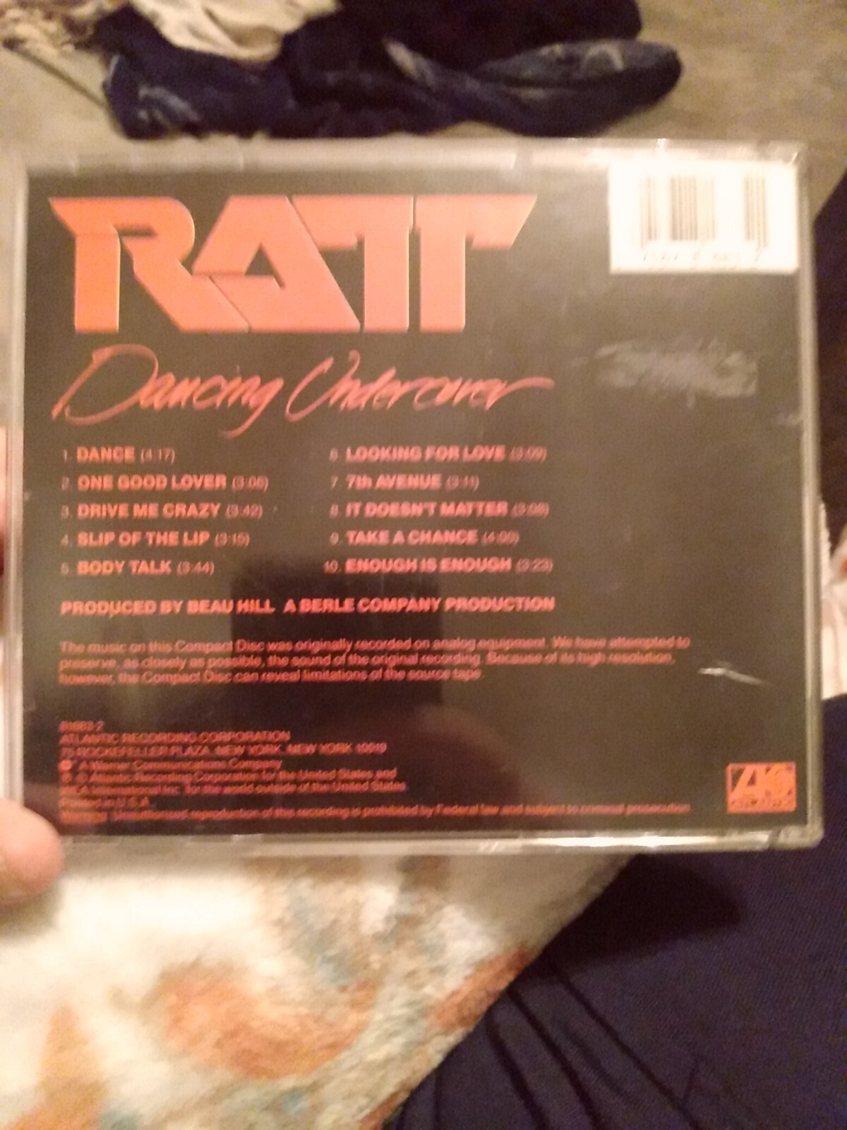 Dancing Undercover by Ratt (CD, 1990) 75678168321 | eBay
