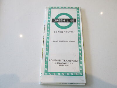London Transport Green Line Coach Routes Map 1964 6/64 | eBay UK