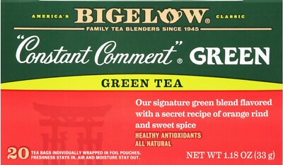 Bigelow Constant Comment Green Tea - 20 tea bags | eBay